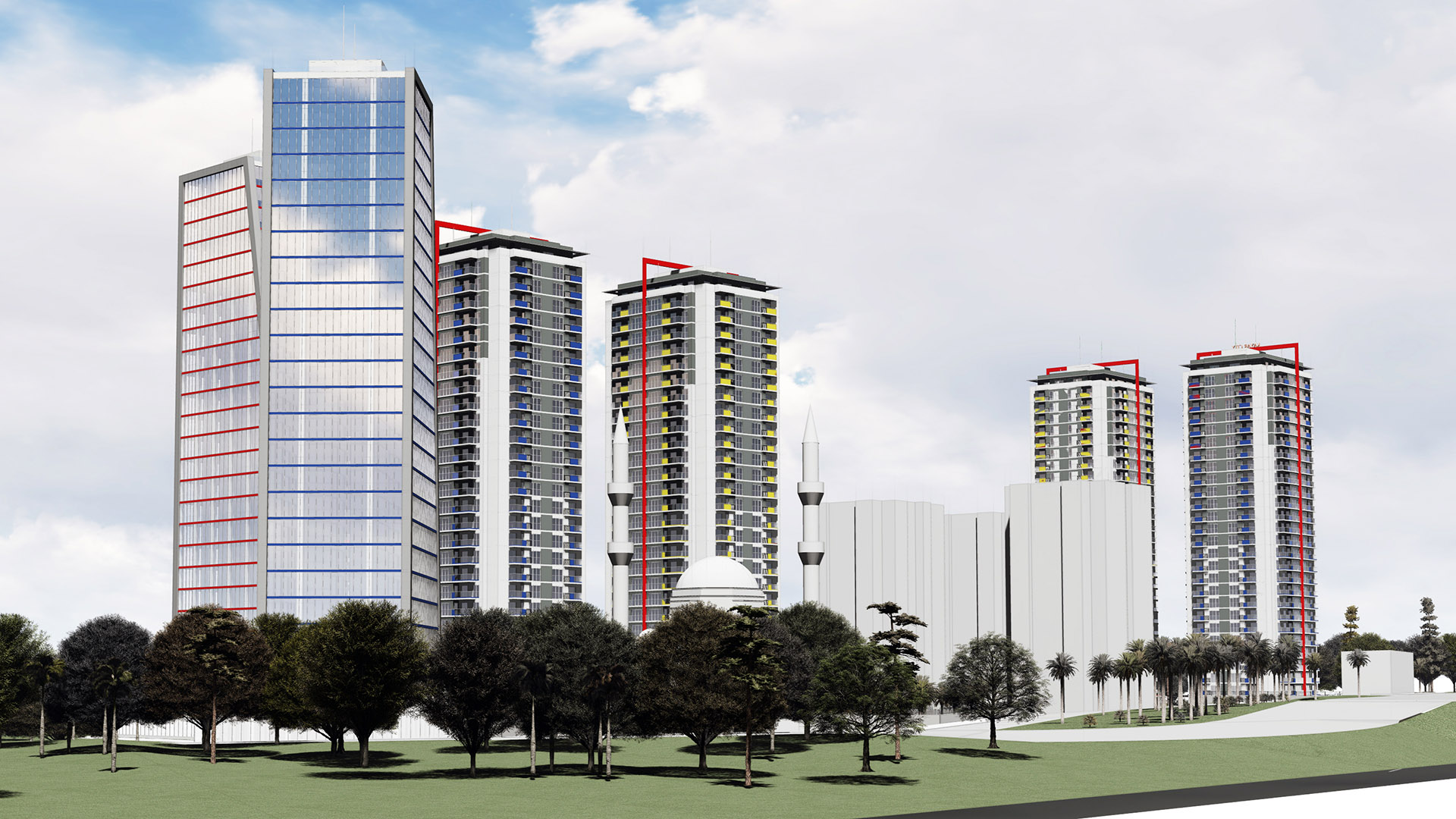 Kayar City ve Ofis Kuleleri – İntaç Mimarlık